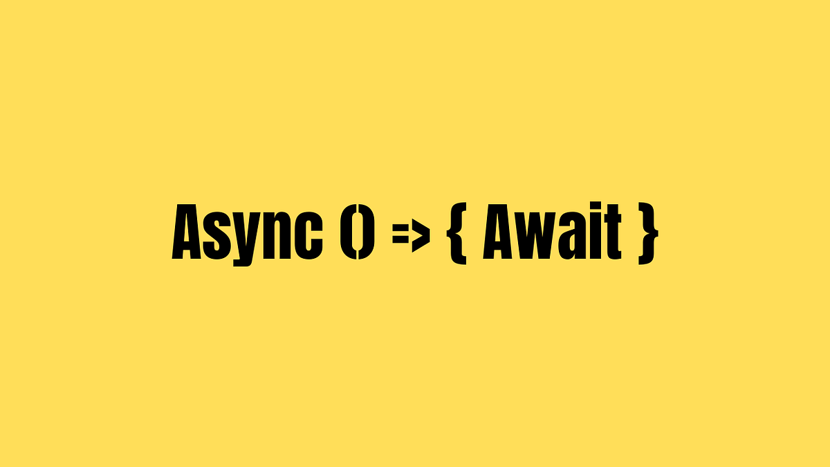 The Easiest Way to Understand Async/Await (With Real-Life Examples) | by Rahul Kaklotar | Sep ...