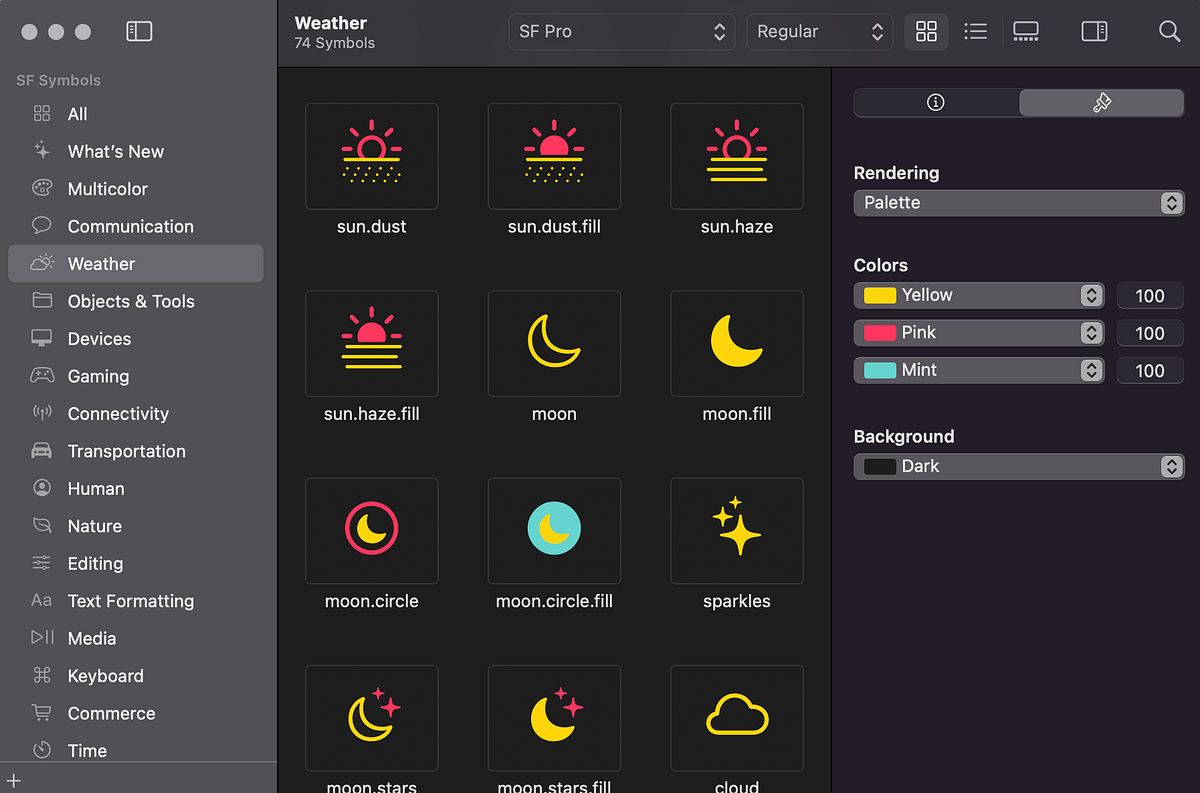 ＃作業 SF Symbols 四種客製顏色的 rendering mode(配色模式） - 彼得潘的 Swift iOS / Flutter App 開發教室 - Medium