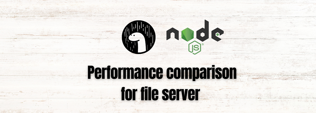 Deno vs Node.js: Performance comparison for file server | Tech Tonic