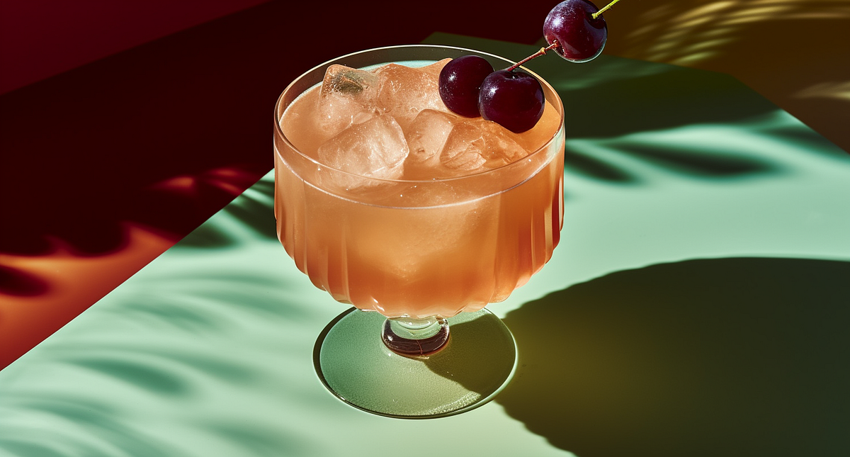 Amber Orchard Cocktail: A Medley of Sunset and Orchard | by Leo Turner ...