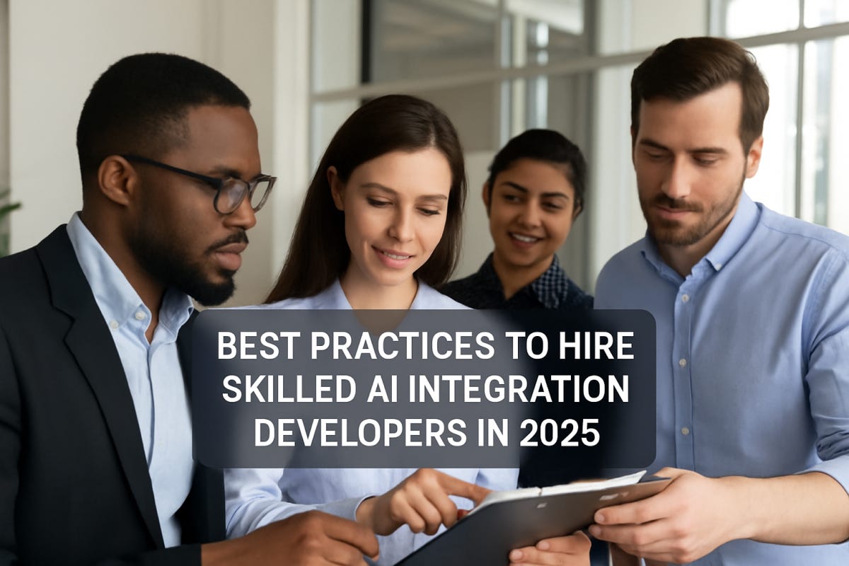 Best Practices to Hire Skilled AI Integration Developers in 2025 ...