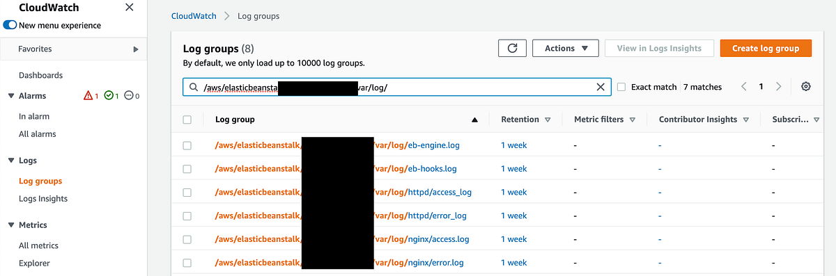 Pass Spring Boot logs from Beanstalk to CloudWatch | by Alexander ...