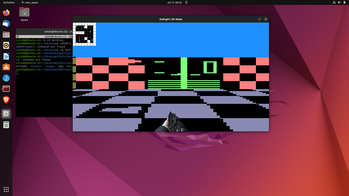 My Experience building a 3D Maze game using raycasting. | by Caleb Zwingli | Medium