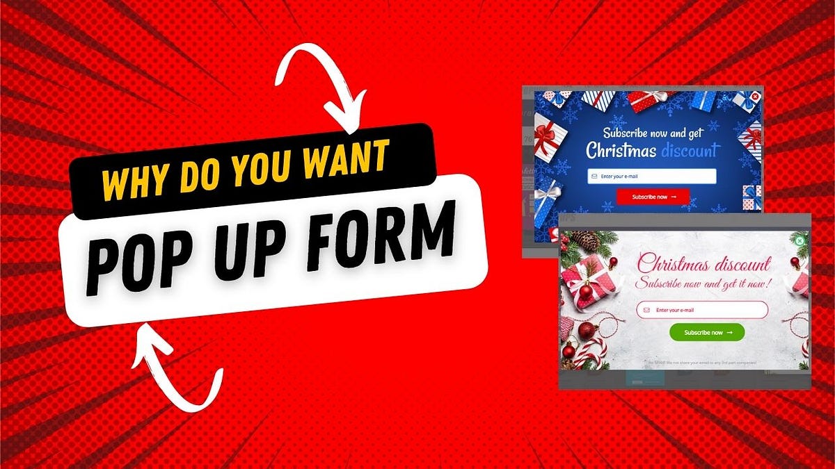 What’s a pop-up form? Pop-up forms are forms that are designed to pop ...