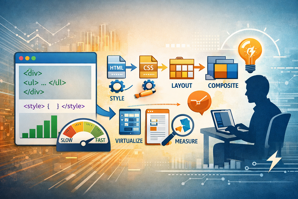 Mastering Browser Rendering & DOM Optimization for High-Performance Web Apps | by Sibi Mahesh ...