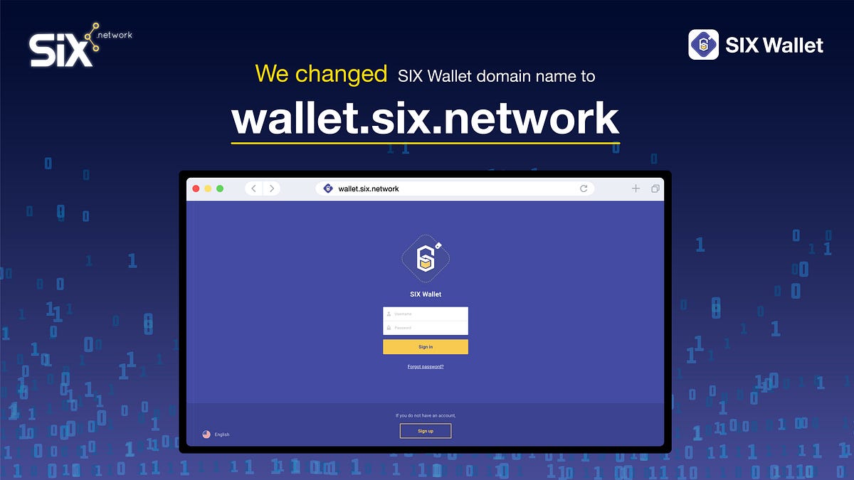 SIX Wallet domain change announcement | by SIX Network | SIX Network ...