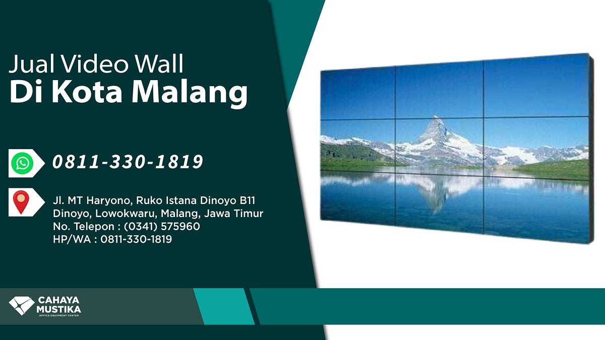 WA 0811 330 1819, Jual Video Wall 1X3 di Kota Malang | by Jual Vidwall ...