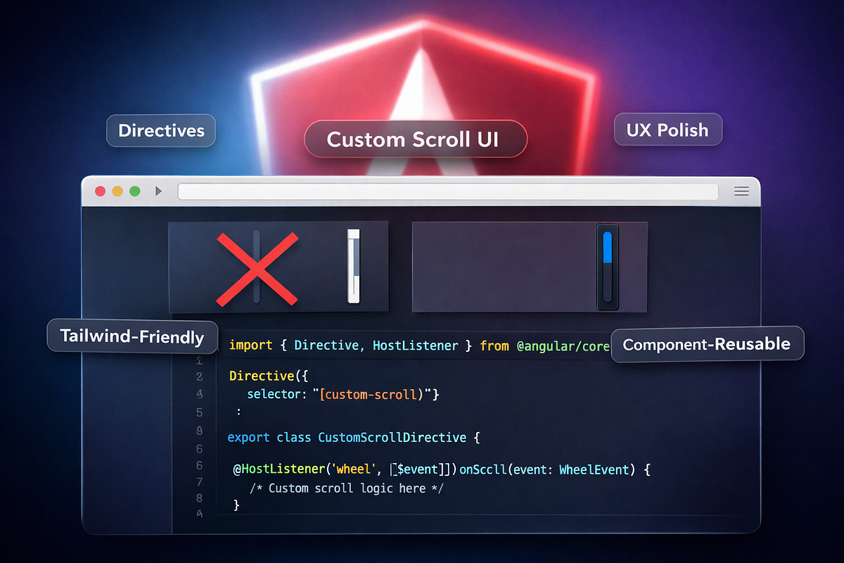 Stop Using Default Scrollbars: Customising Scroll UI in Angular | by CodePulse | Jan, 2026 ...