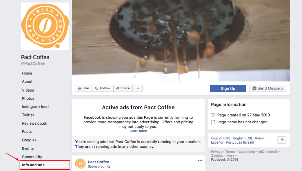 Facebook ‘Info and Ads’ Tab — What is it and why is it missing? | by ...