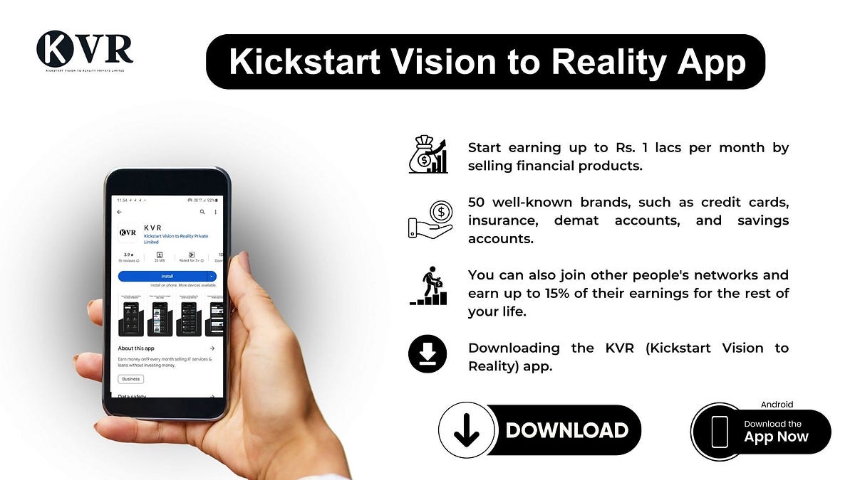 Kickstart Vision to Reality App - vivek singh - Medium