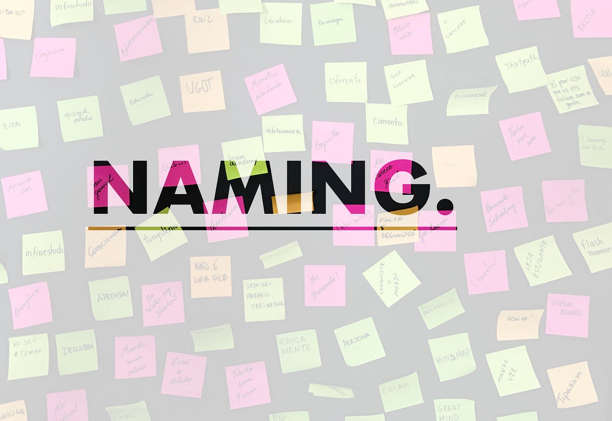 Criando um nome: descobertas em processos de naming. | by Nathalia ...