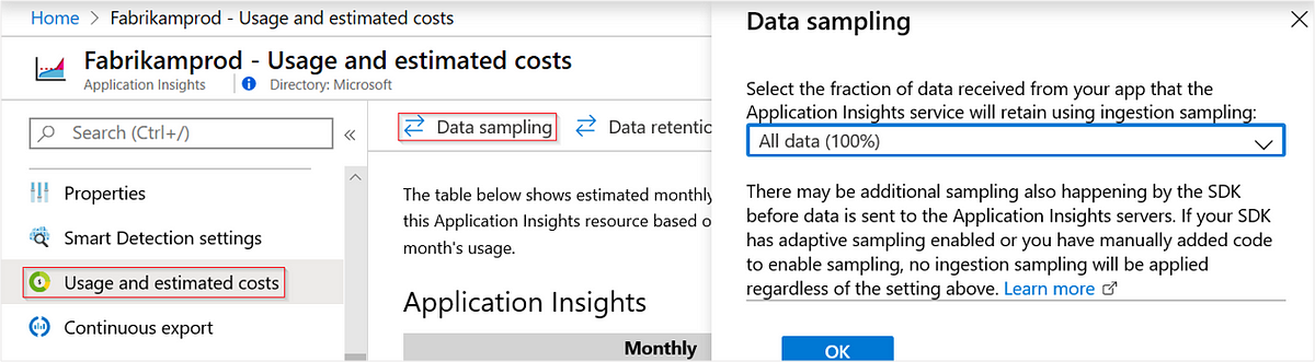 Azure Application Insight Sampling Configuration By Chhavi Goel Medium