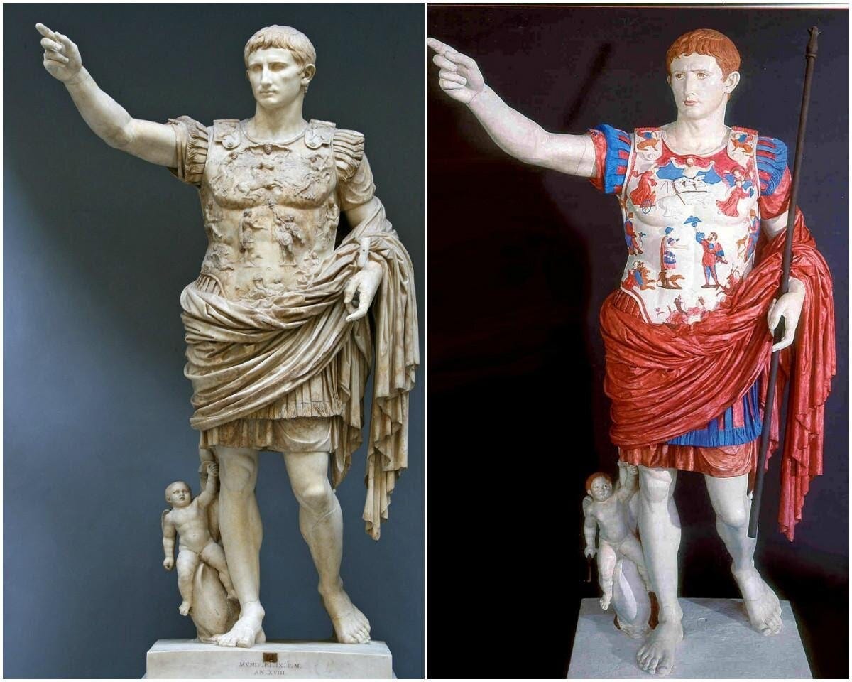 Why Did Ancient Romans Paint Their Statues? | by SPQR | Ancient Rome ...