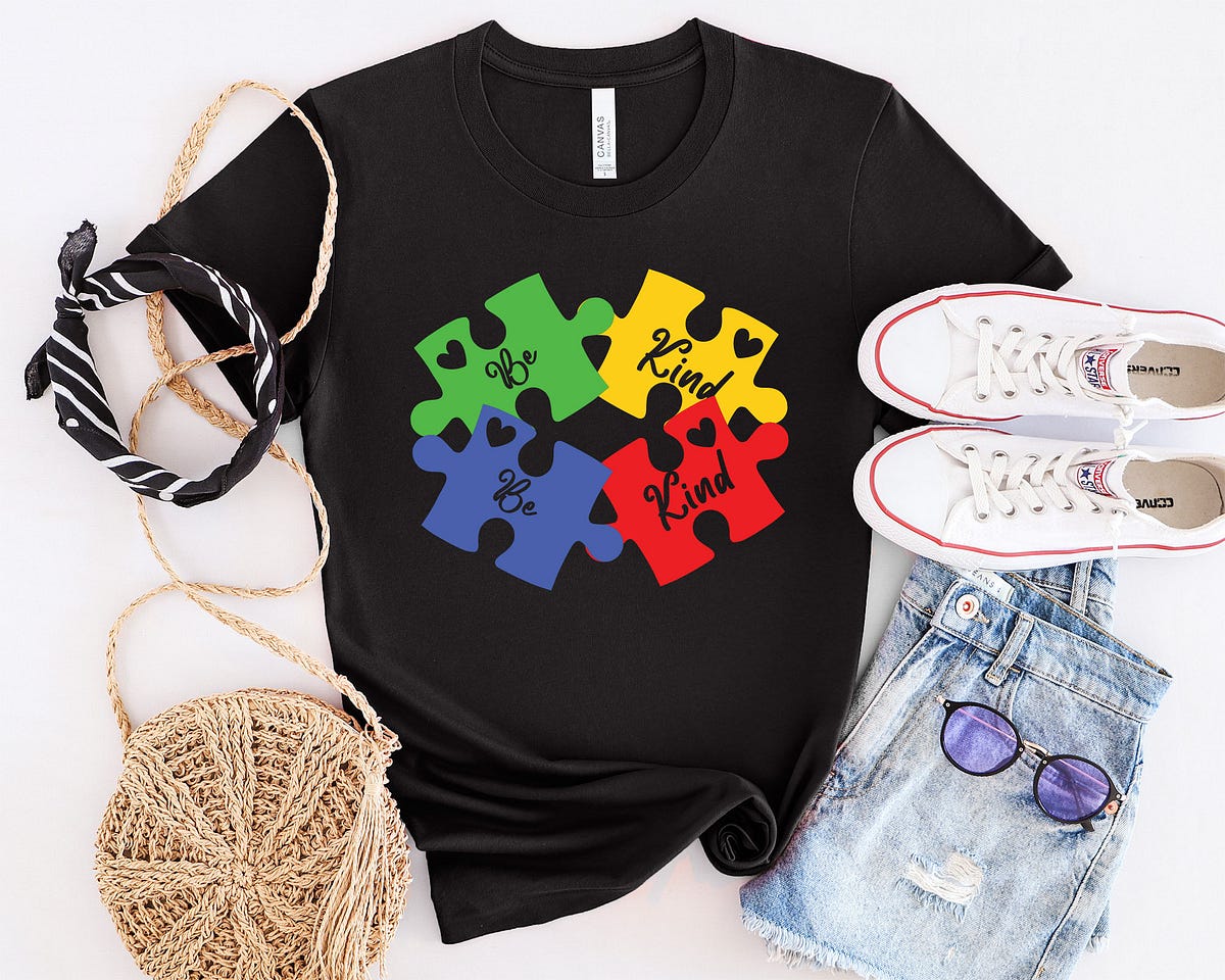 Be Kind Svg, Autism SVG, Autism Puzzle Pieces SVG, Austim Awareness PNG ...