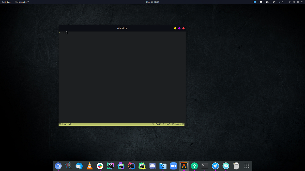 (Outdated) Setting up a modern console-based IDE (Alacritty, TMUX ...