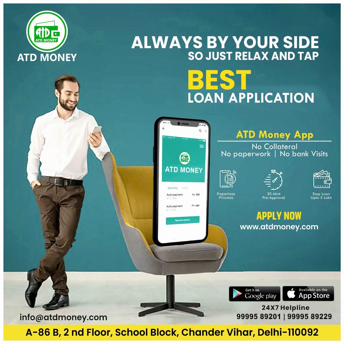 Instant Loan — Apply for Instant Personal Loan Online in India — ATD ...