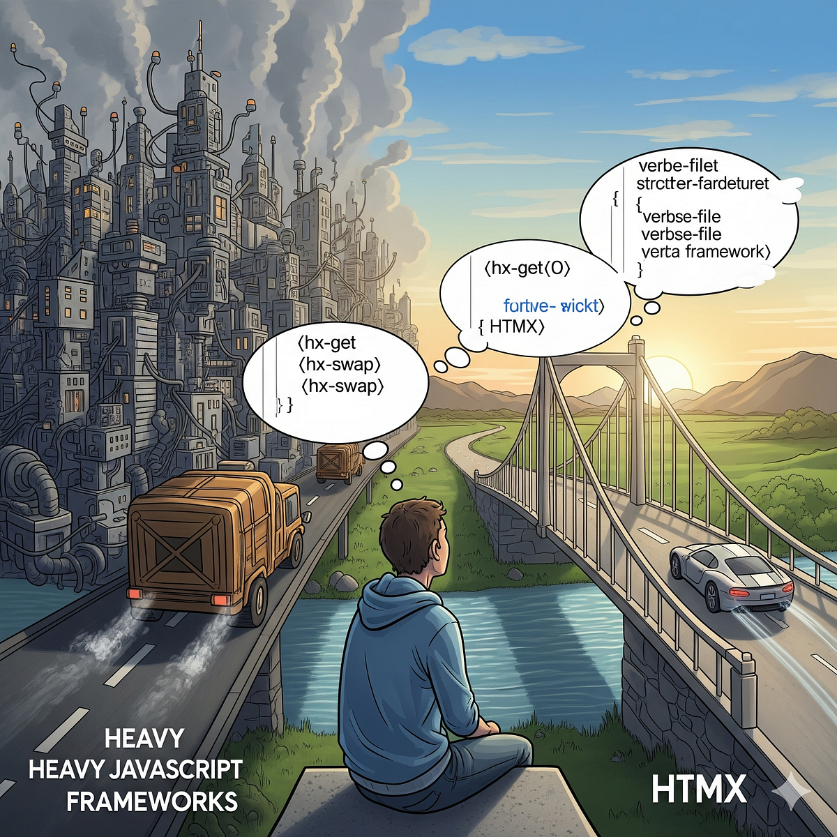 HTMX vs Frameworks: Why HTML-First Interactivity Is Winning in 2025 ...