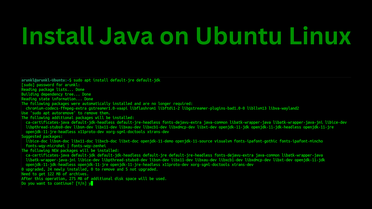 Step by Step Guide to Install Java on Ubuntu Linux | by Arunkl | TheSecMaster | Medium