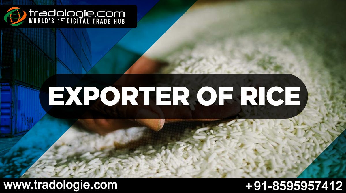 Exporter of Rice - Tradologie - Medium