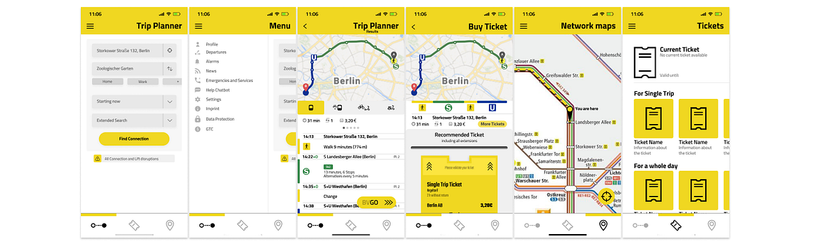 Case Study: Redesigning BVG. The BVG Info app is well known to… | by ...