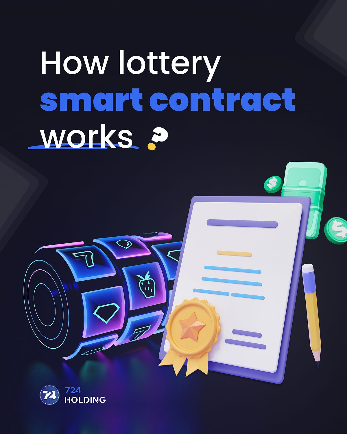 How lottery smart contract works ? | by Lottery 724 | Medium