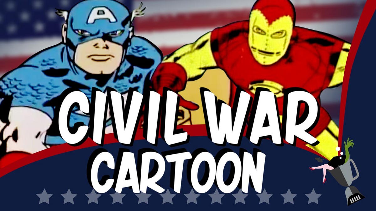 Marvel’s Civil War 50 Years Ago — In Cartoons! | by Darth Blender | Medium