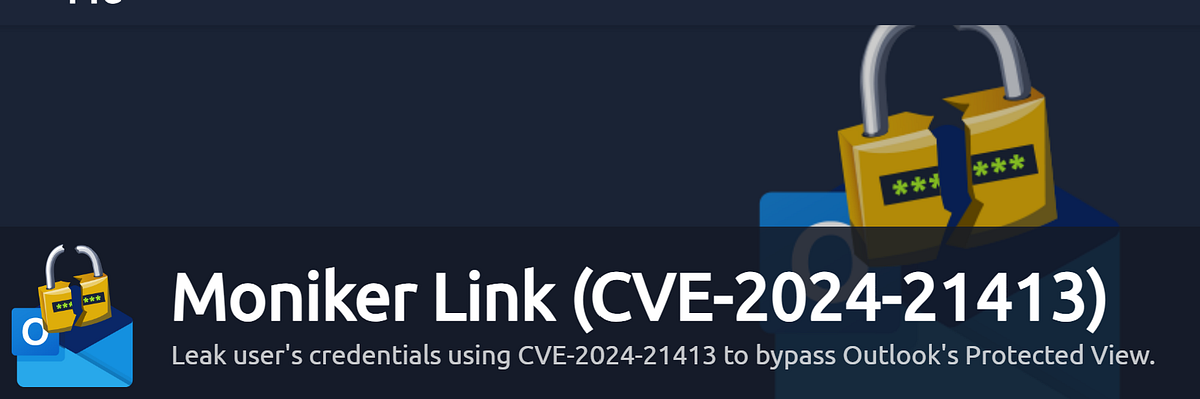 Moniker Link (CVE-2024–21413) | TryHackMe Walkthrough by Mark de Moras ...