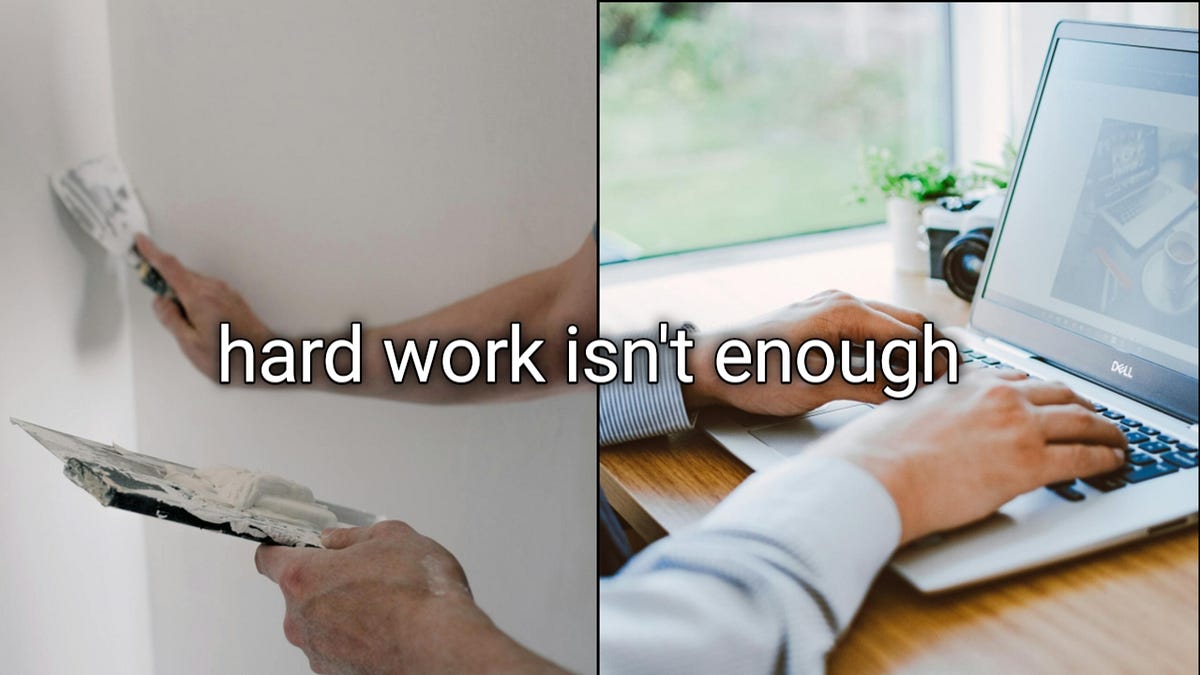 “Hard work alone does not lead to success”. | by Jay Banjare | Mar ...
