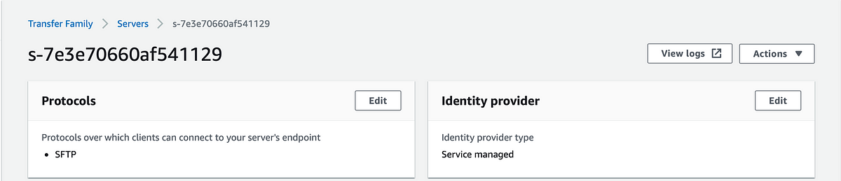 Setting Up A Private VPC Hosted SFTP Server Using AWS Transfer Family ... Setting Up A Private VPC Hosted SFTP Server Using AWS Transfer Family ...