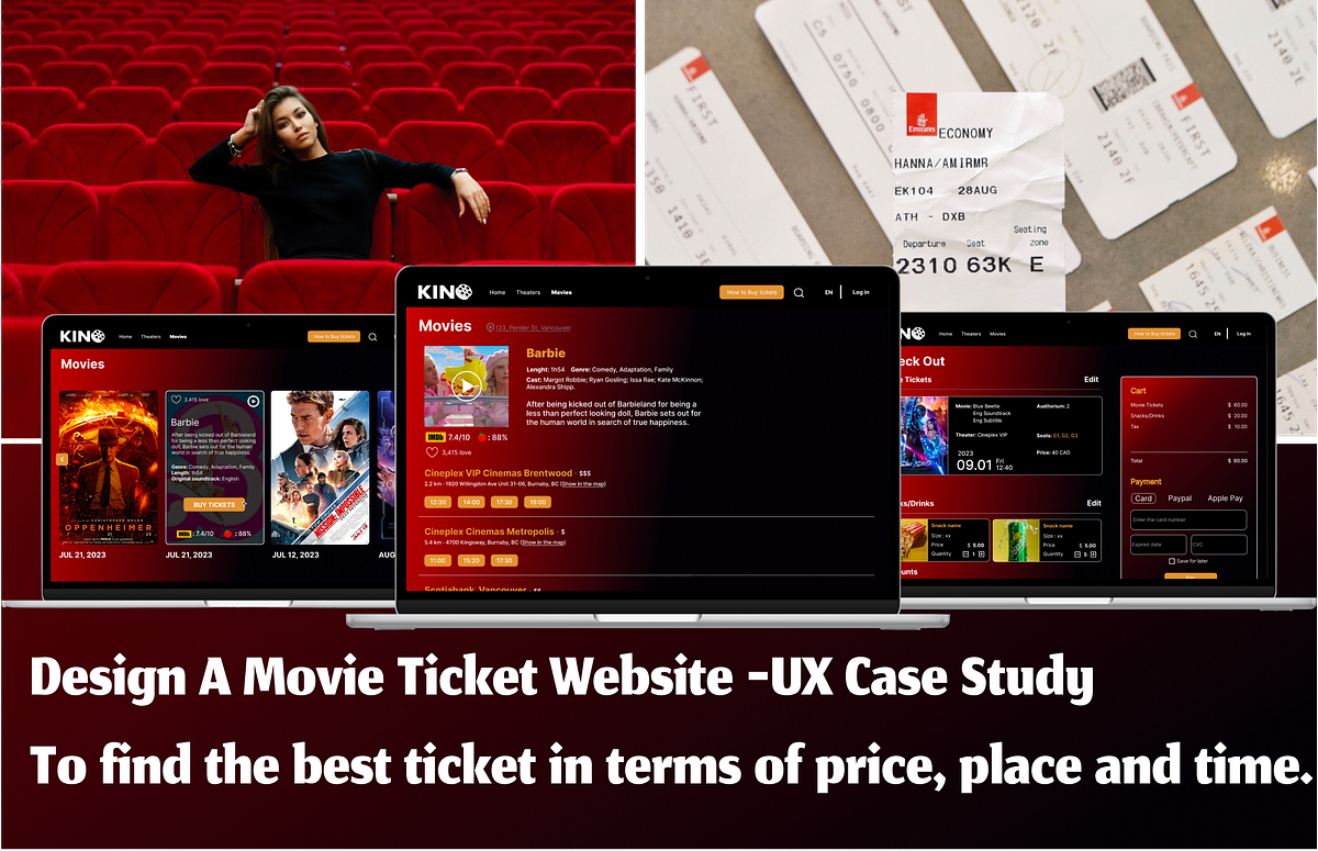 Design A Movie TicketWebsite-UX Case Study | by Tom-Haru | Medium