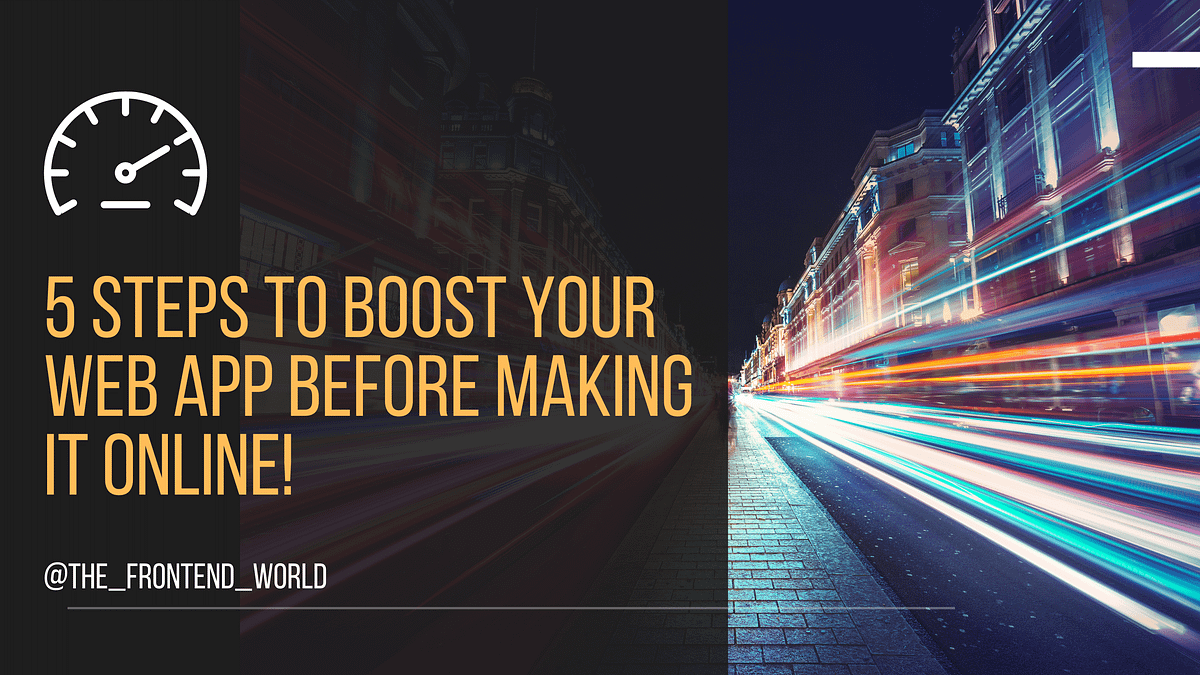 How to Boost Your Website Speed Before it Goes Online | by FAM ...