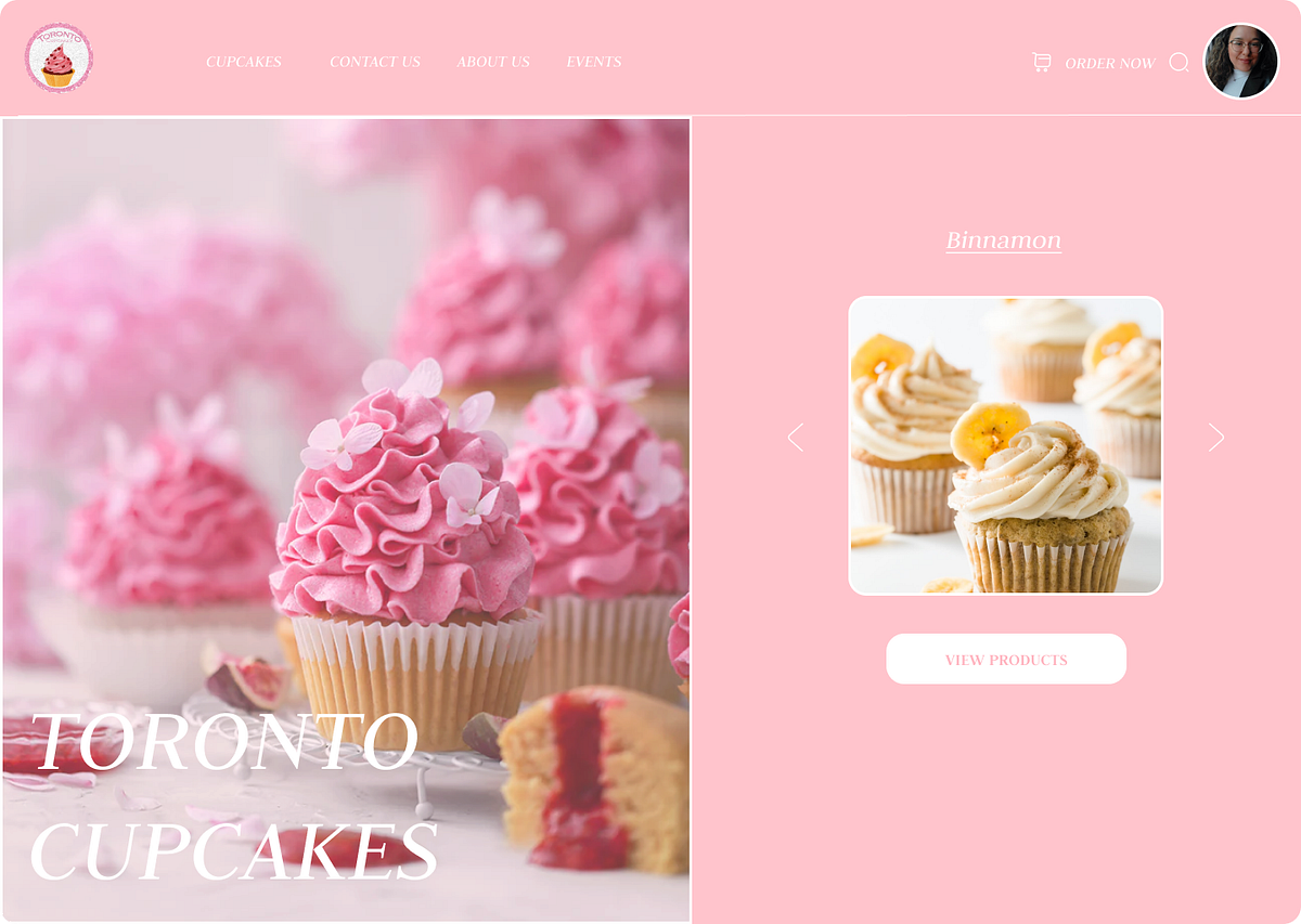 Toronto Cupcake Re-design. Toronto Cupcake’s website design is a… | by ...
