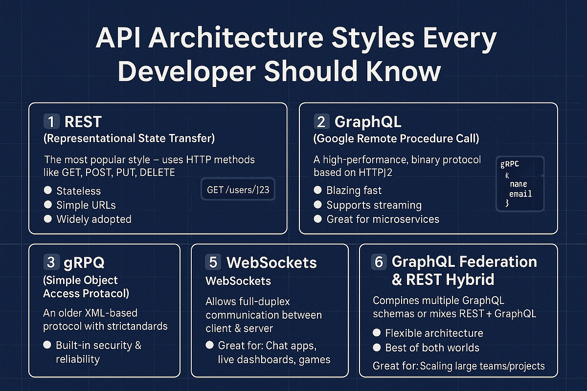 API Architecture 101: Choosing the Right API Style for Your Project | by Prathamesh Malode | Apr ...