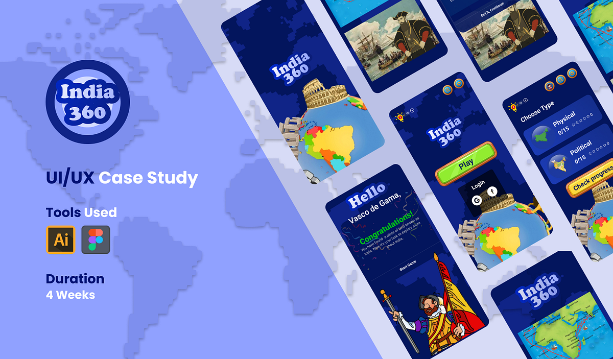 Gamified Map Learning App- Case Study | by Harshita singhal | Medium