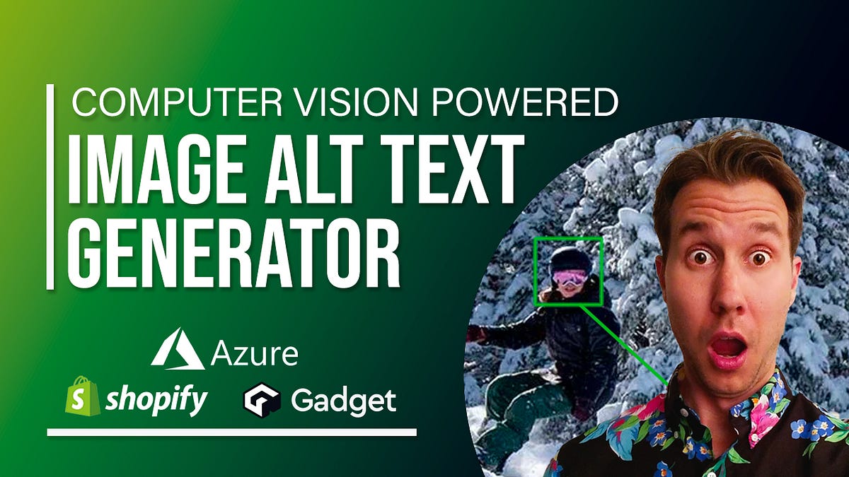 Use AI to generate Shopify product image alt text | by Ralf Elfving | Medium