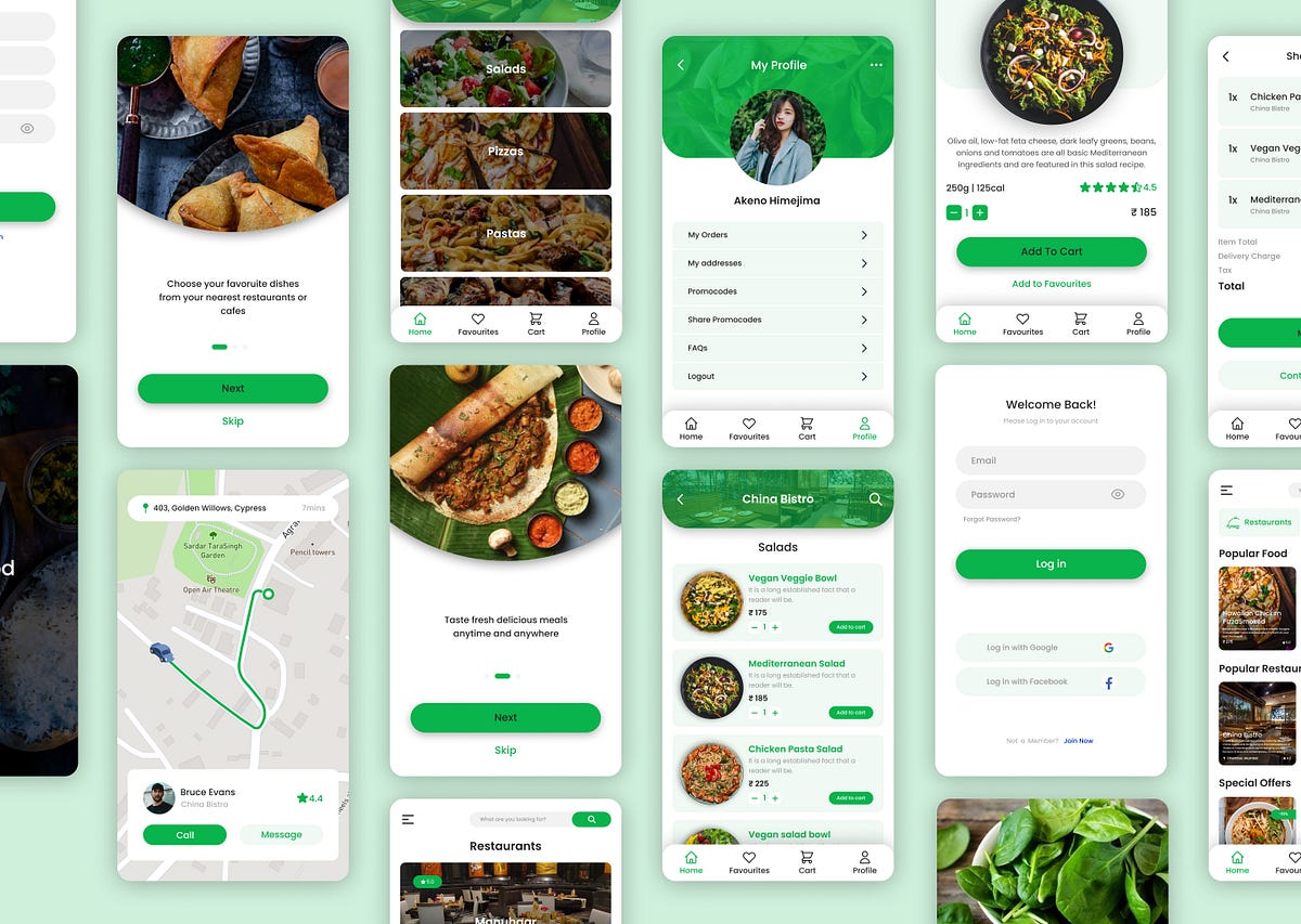 Food Munch App — UI/UX Case Study | by Amaan Jambura | Medium