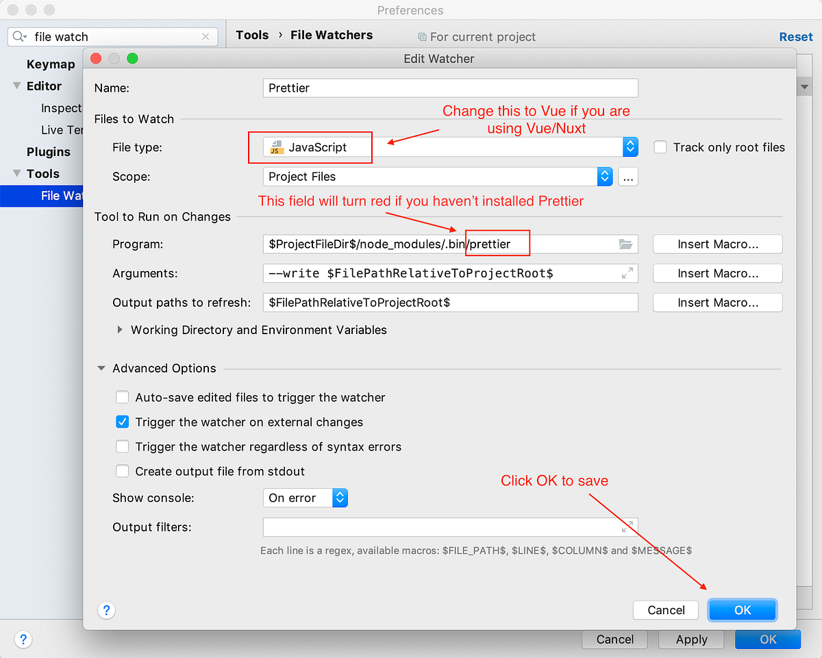 Format with Prettier on Save in IntelliJ-based IDEs / WebStorm | by ...