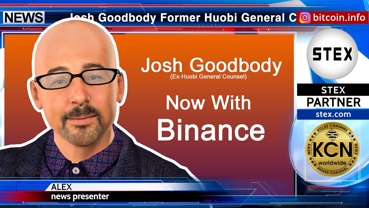 KCN: Josh Goodbody Now With Binance | by KCN_media | Medium