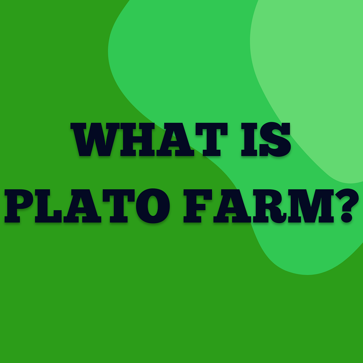 INTRODUCING PLATO FARM: A P2E Metaverse Game Inspired To Make Our World ...