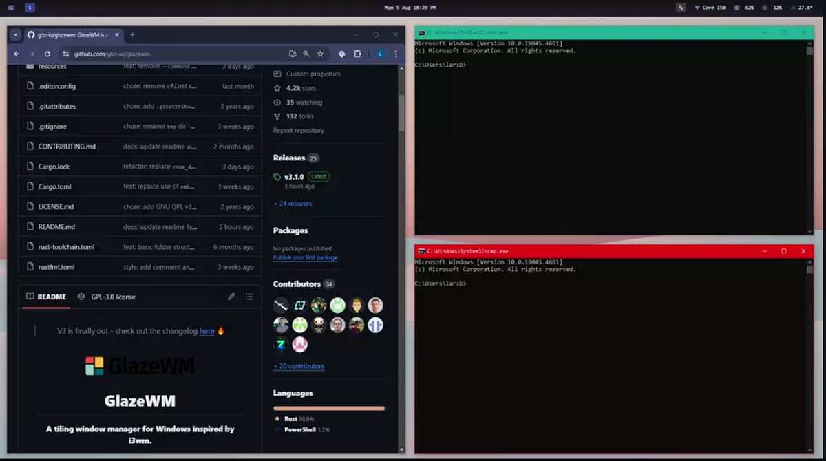 Set Up Tiling Window Management on Windows 11 | by Nathan Laundry | Medium