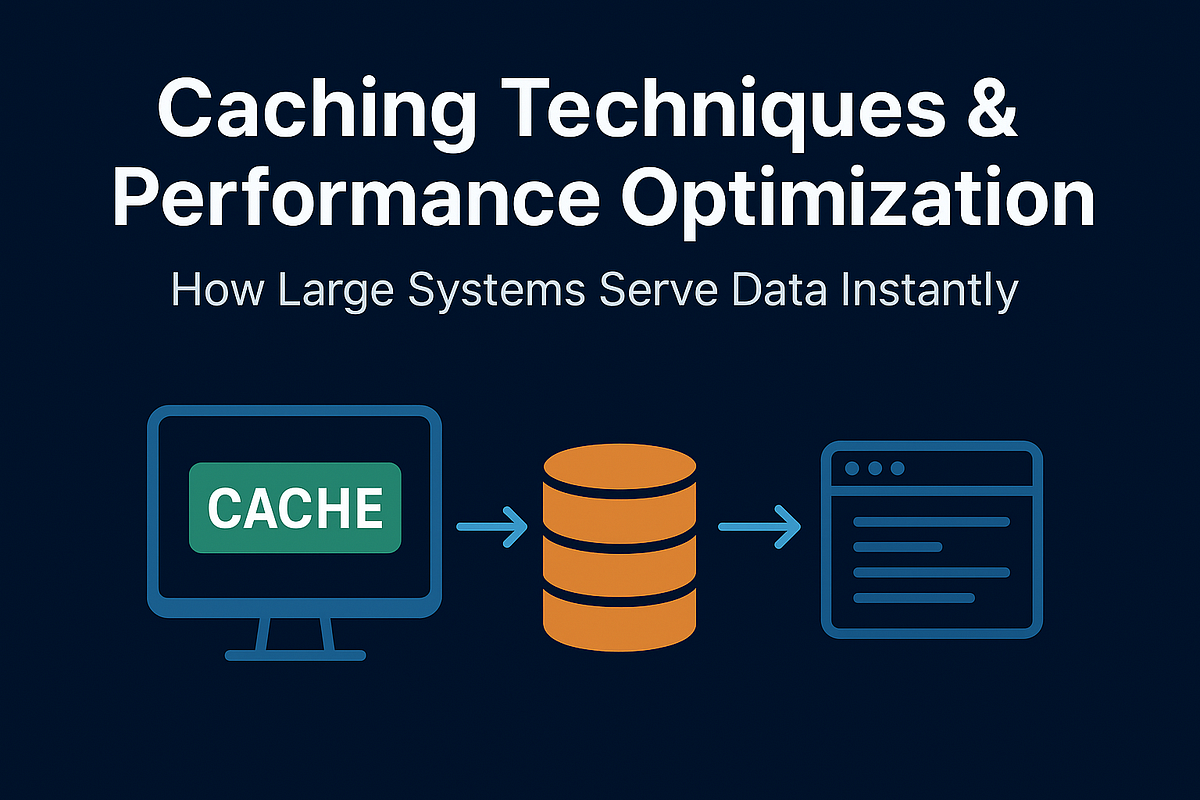 Caching Techniques & Performance Optimization: How Large Systems Serve Data Instantly | by Esh ...