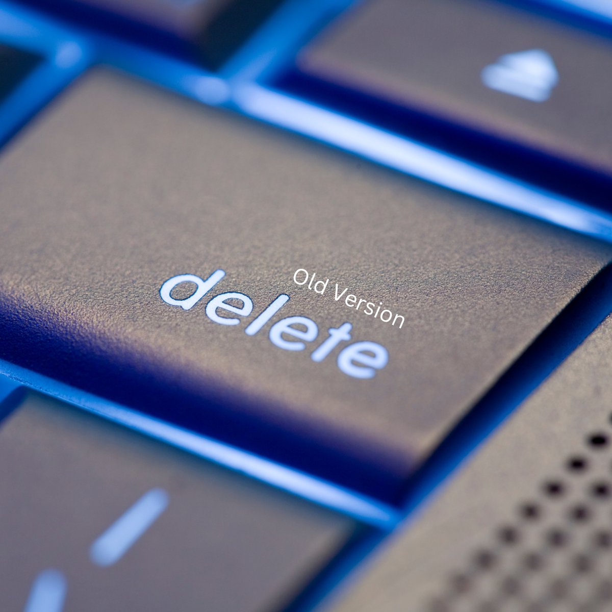 Get Rid of the Old Version. Old You. Deleted | by Devan Pillai | Aug ...
