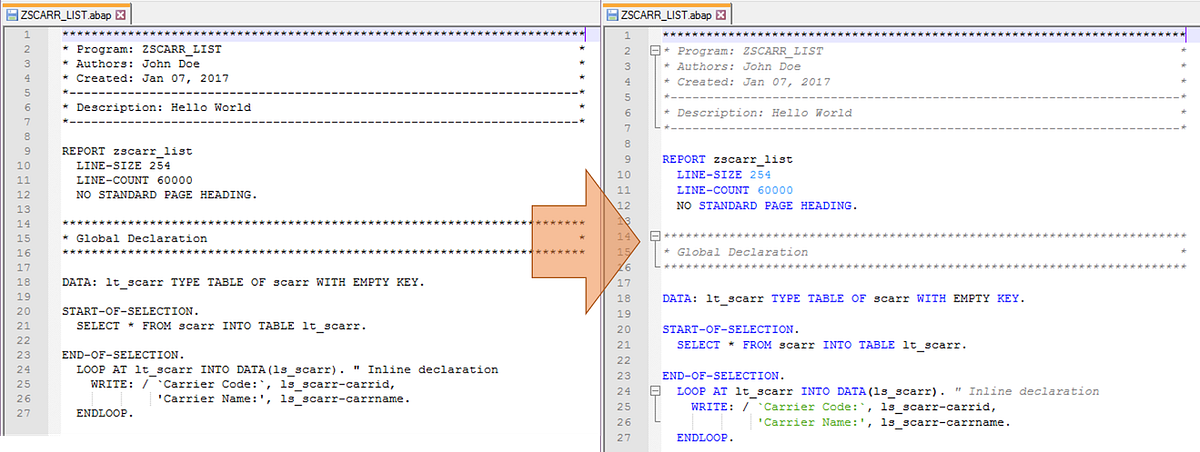 Two Versions of ABAP Syntax Highlighting in Notepad++ | by Chairat Onyaem (Par) | Medium