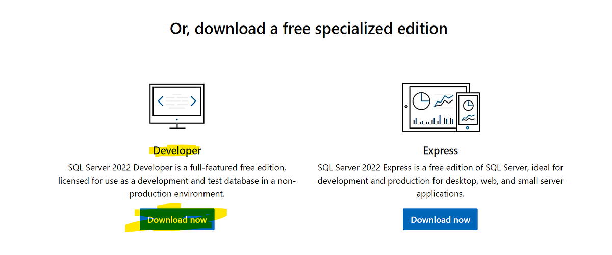 How to install SQL Server 2022 Developer and SQL Server Management Studio (SSMS)—for FREE | by ...