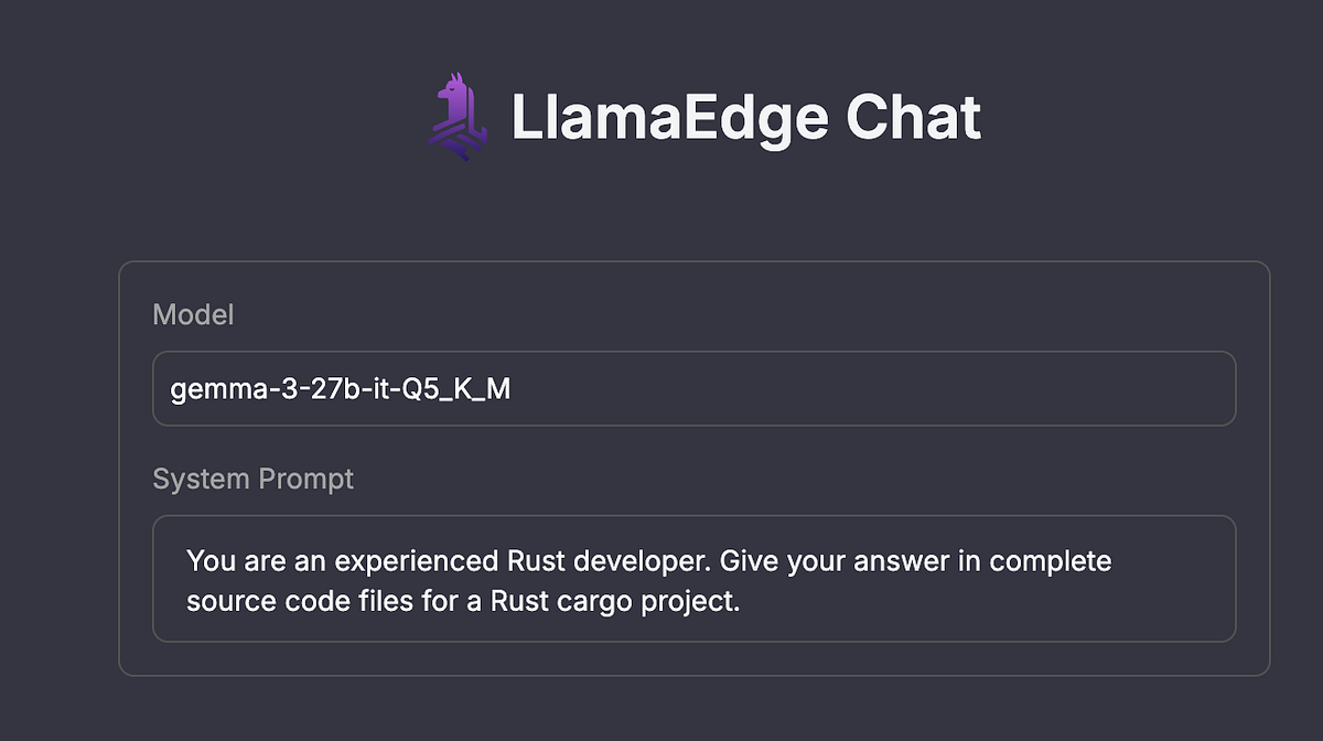 Gemma 3 as a coding assistant. LamaEdge and Gaia allows you to run ...