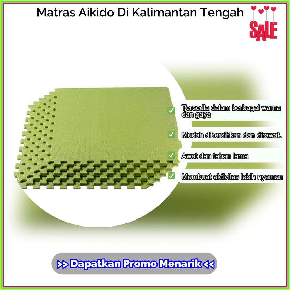 Matras Aikido Di Kalimantan Tengah - Eva Mat Tebal - Medium