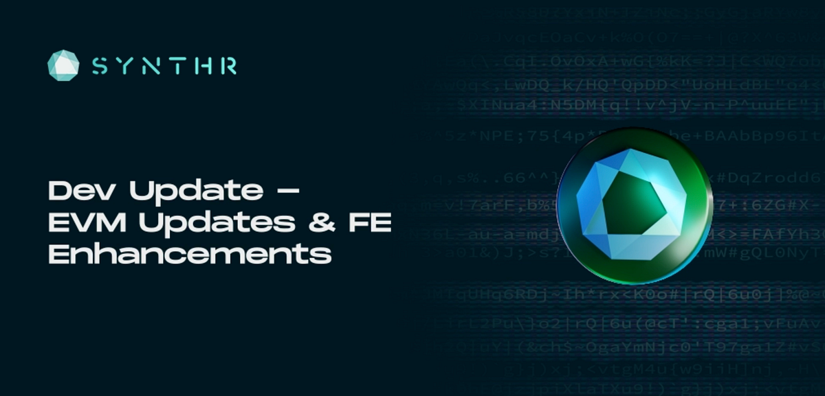 As SYNTHR works to bring you a seamless cross-chain asset trading ...