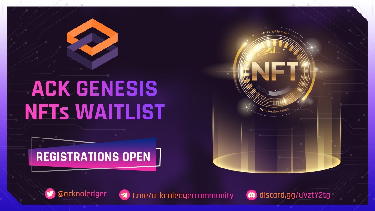 ACK GENESIS NFT WAITLIST. We are excited to announce that… | by DODAS ...
