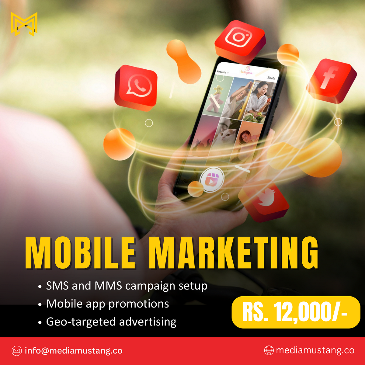 Elevate your business with our comprehensive mobile marketing solutions! 📱🚀 - Mediamustang - Medium