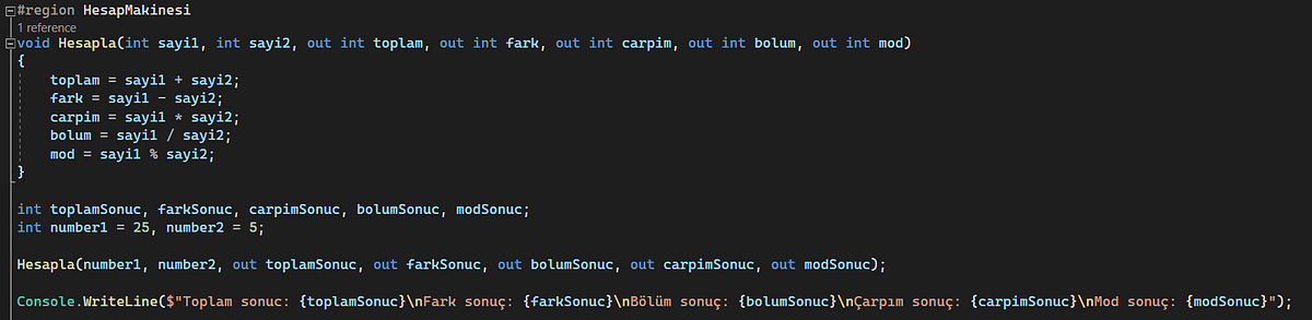 Out-Ref-Params Keywords in C#. You may have heard of the keywords Out… | by Fatih Yıldız | Medium